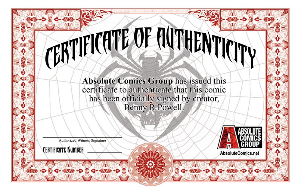 Certificate of Authenticity – AbsoluteComics